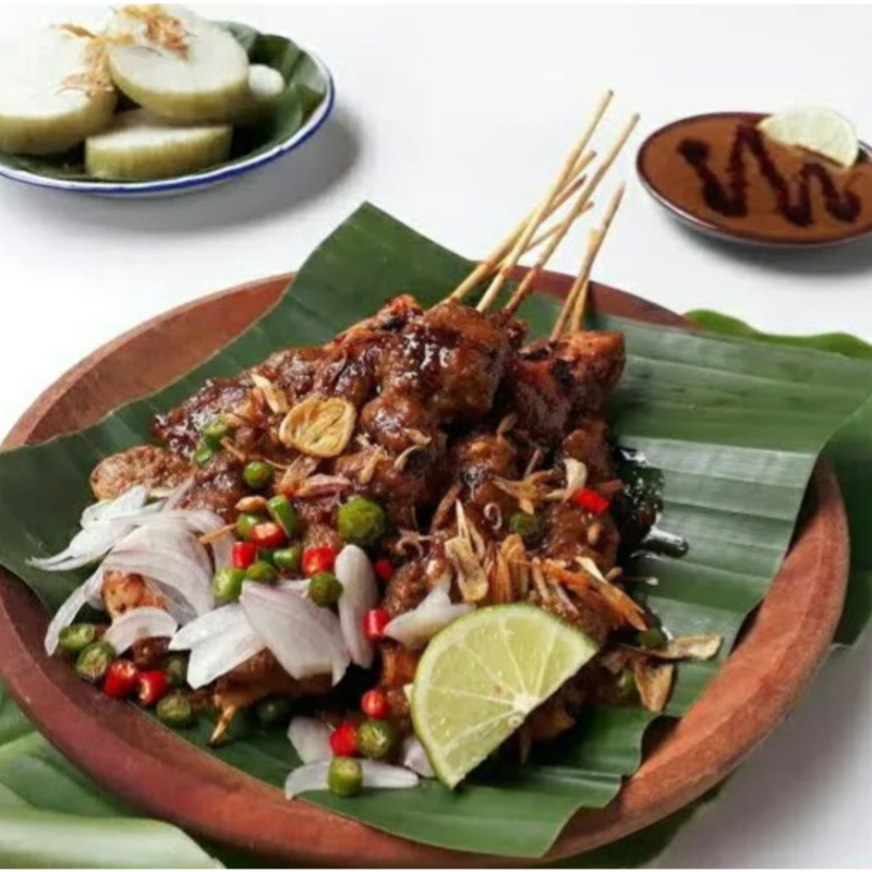 Satay indonesia daging/ayam ready to eat 10cucuk/30cucuk (satay madura ...