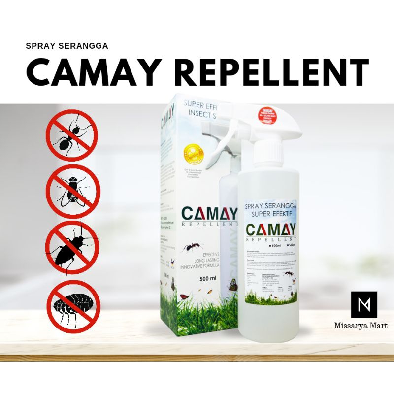 Spray Camay Repellent Pembasmi Serangga Rumah Semut Lalat Pepijat Lipas ...