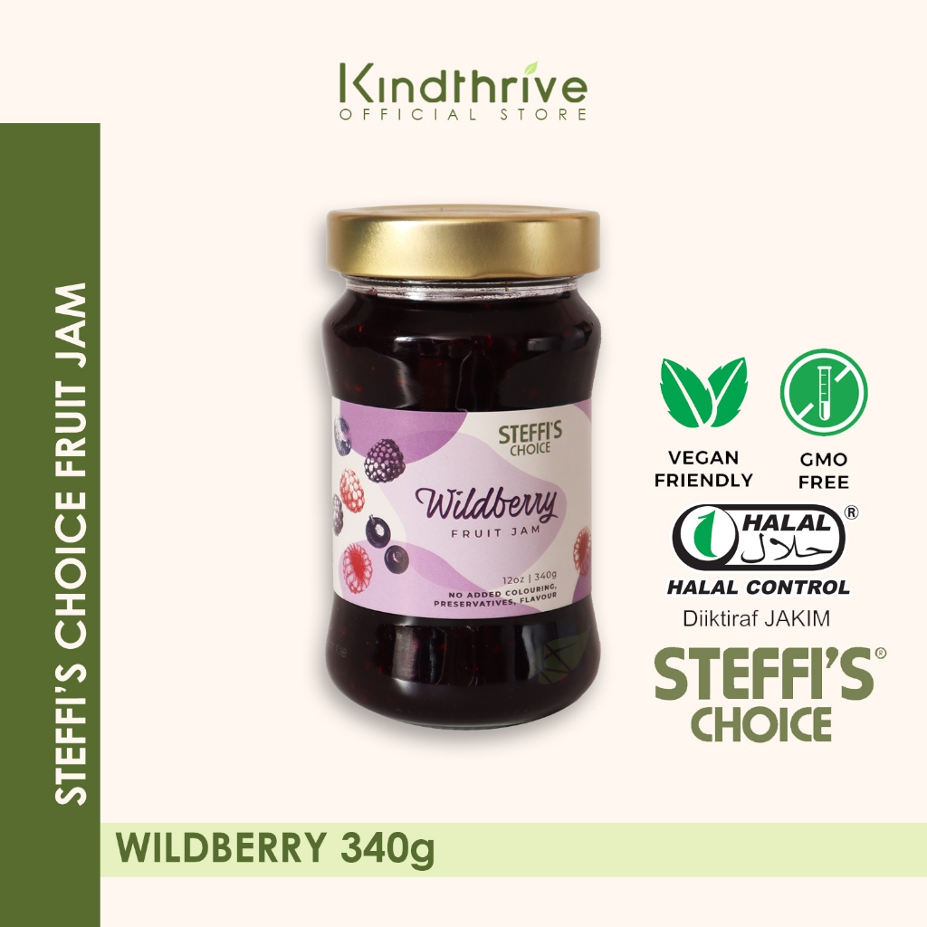 STEFFI'S CHOICE Assorted Fruit Jam Strawberry/ Raspberry/ Blueberry ...