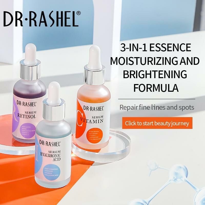 Dr Rashel 3in1 serum set original 💯 with Vitamin C+ Hydorlic+ Ethanol ...