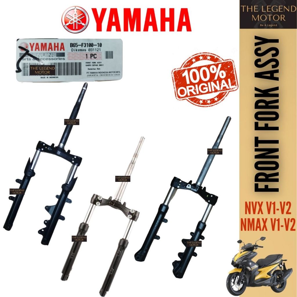 NVX155 NMAX V1 V2 AEROX NVX NMAX155 Front Fork Assy Fok Depan Damper ...