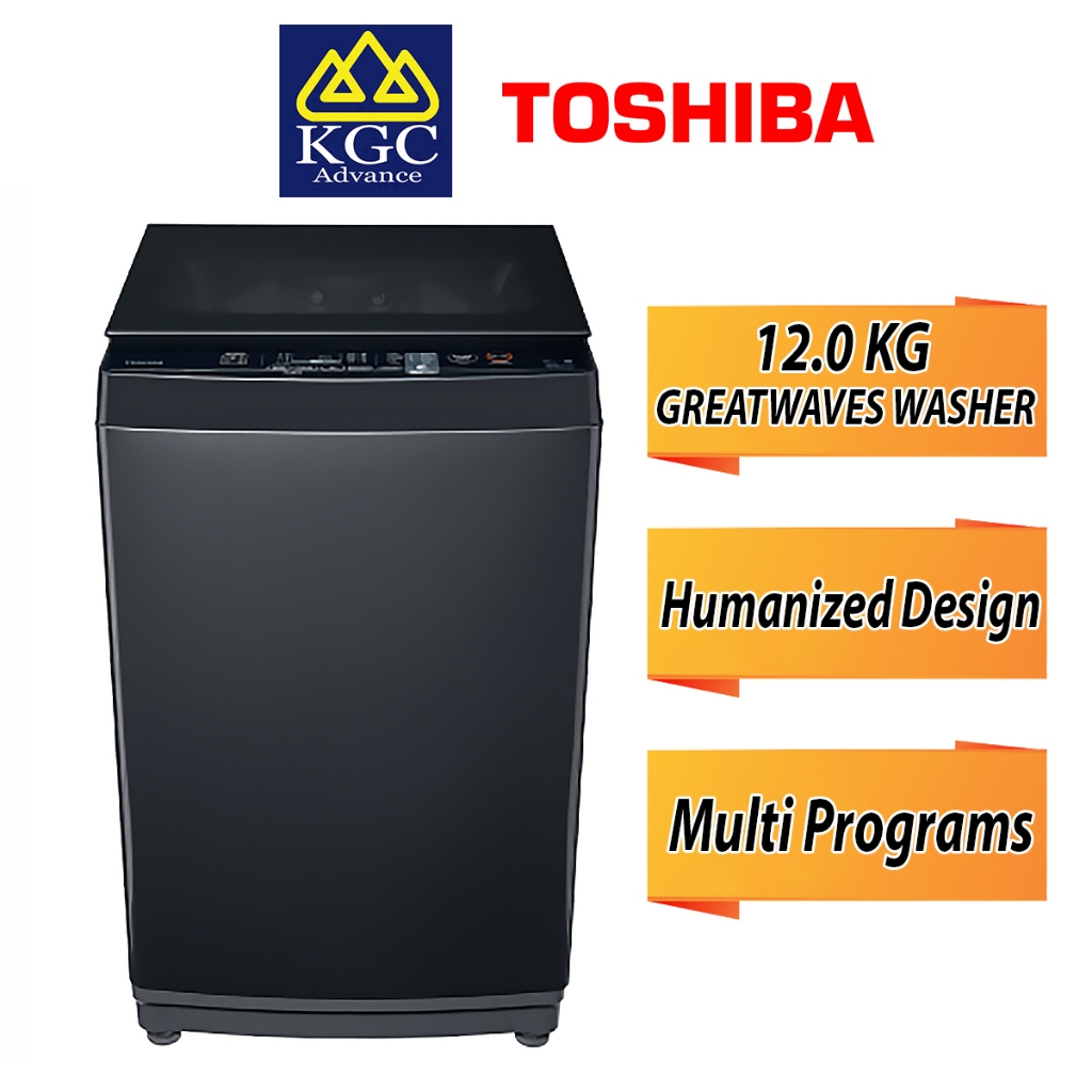 [Free Shipping] Toshiba AW-DUK1300KM (SG) 12KG Washer Greatwaves Fully ...