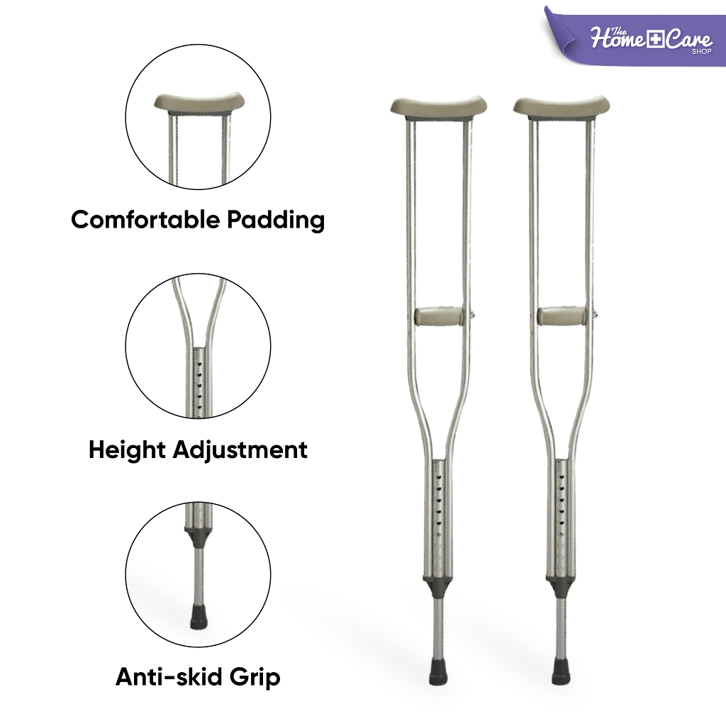 MOBEES Shoulder Crutches Aluminium 1011 (1 Pair) | Shopee Malaysia