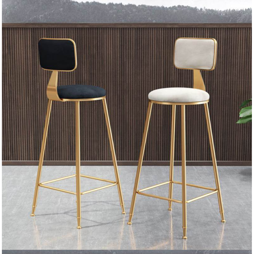 【Ready Stock】 Bar Chair Eames Chair Dining Chair High Bar Stool Cushion ...
