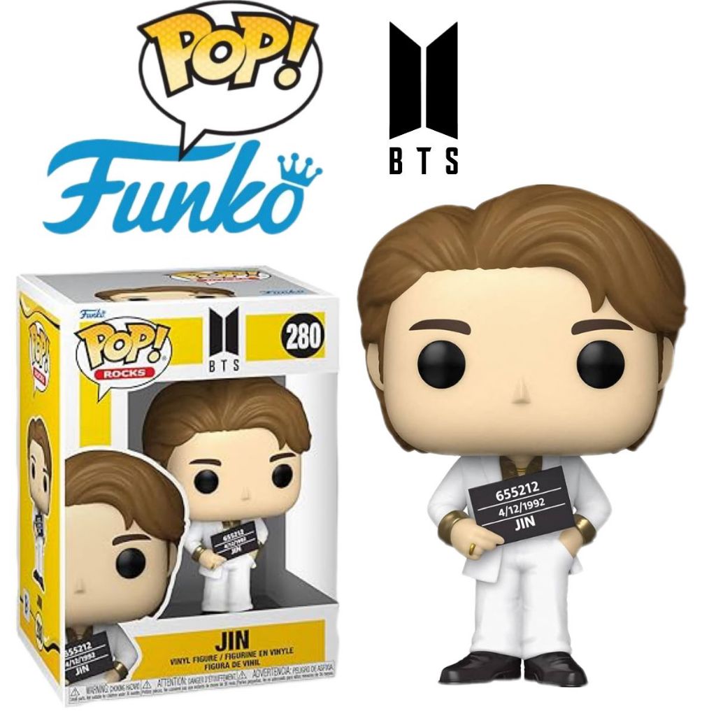Funko Pop Vinyl Rocks BTS [ Suga - Jimin - Rm - J-Hope - Jung Kook - V - Jin ] Collectible ...