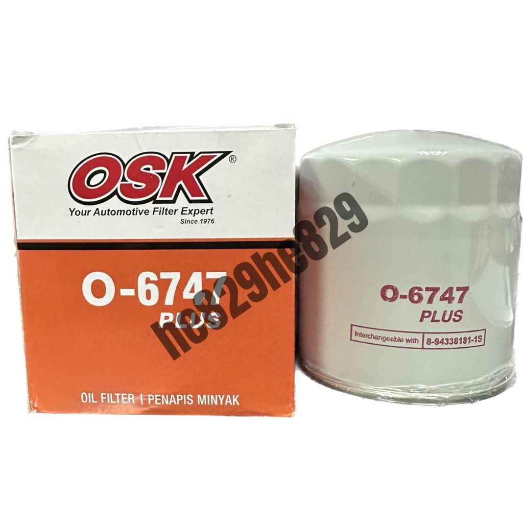 ISUZU HICOM OIL FILTER 6747 & 6757 (OSK) | Shopee Malaysia
