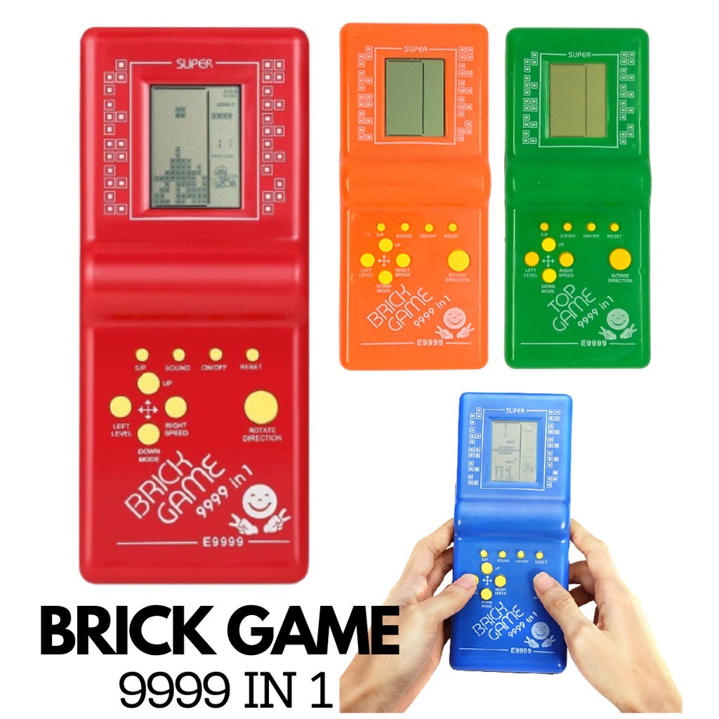 9999 In 1 Games Classic Retro Tetris Games Console Machine Battery ...