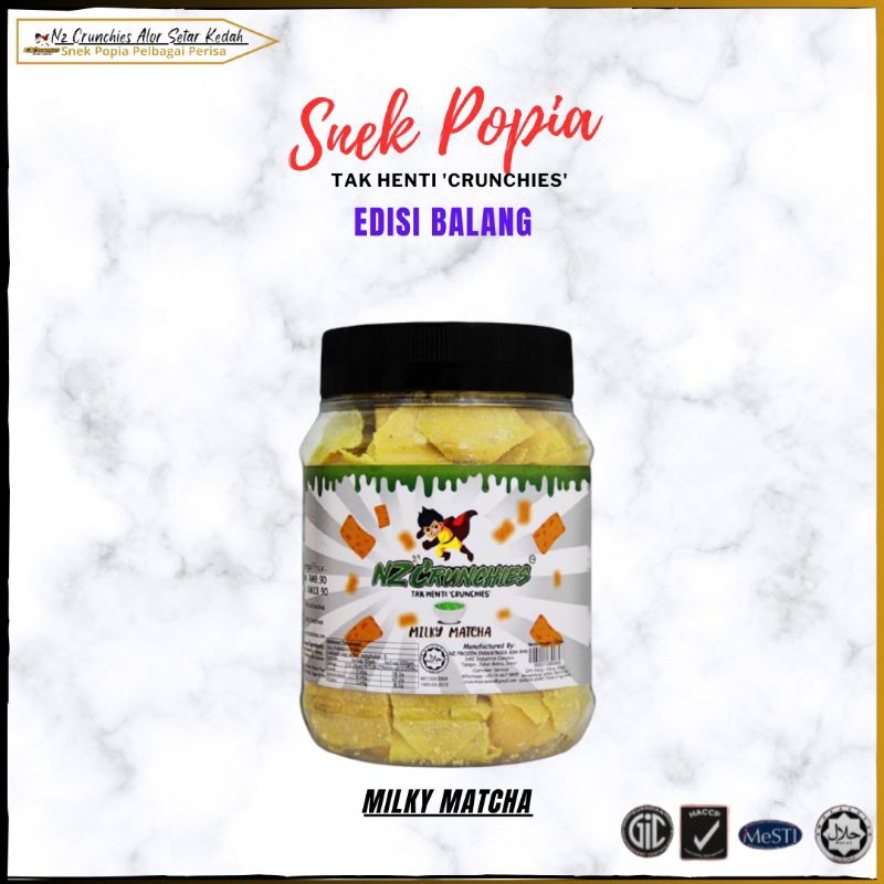 Nz Crunchies dalam balang kulit popia berperisa 10 perisa | Shopee Malaysia