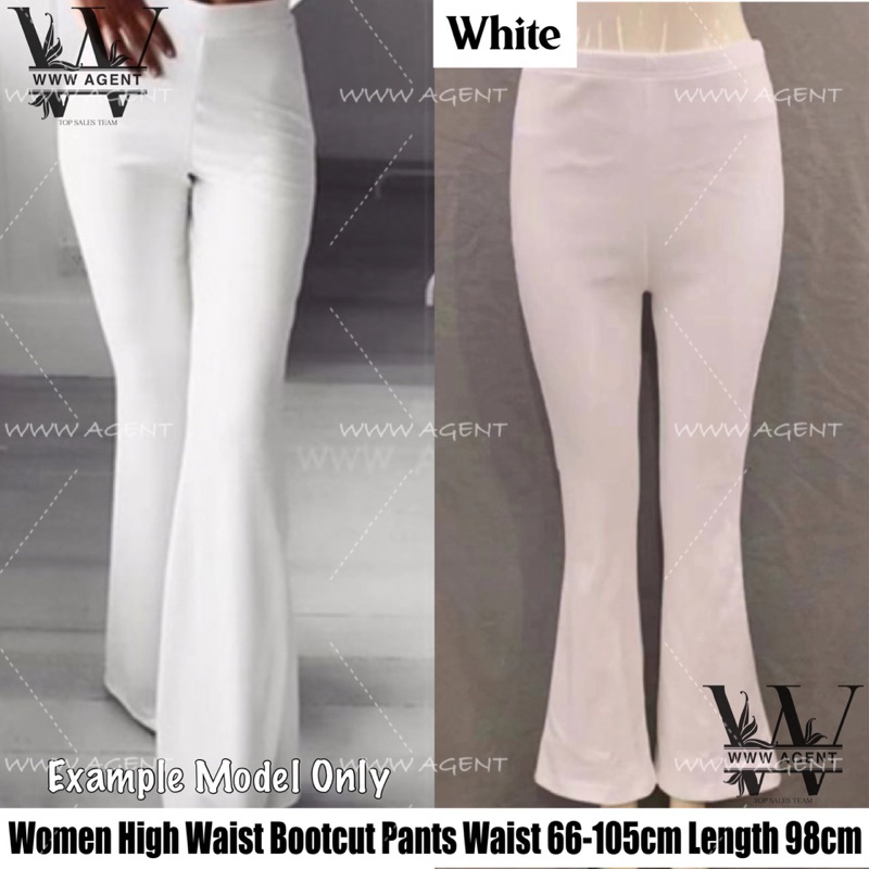 New Design🔥Women High Waist Bootcut Pants Flare Wide Leg Trousers Bell ...
