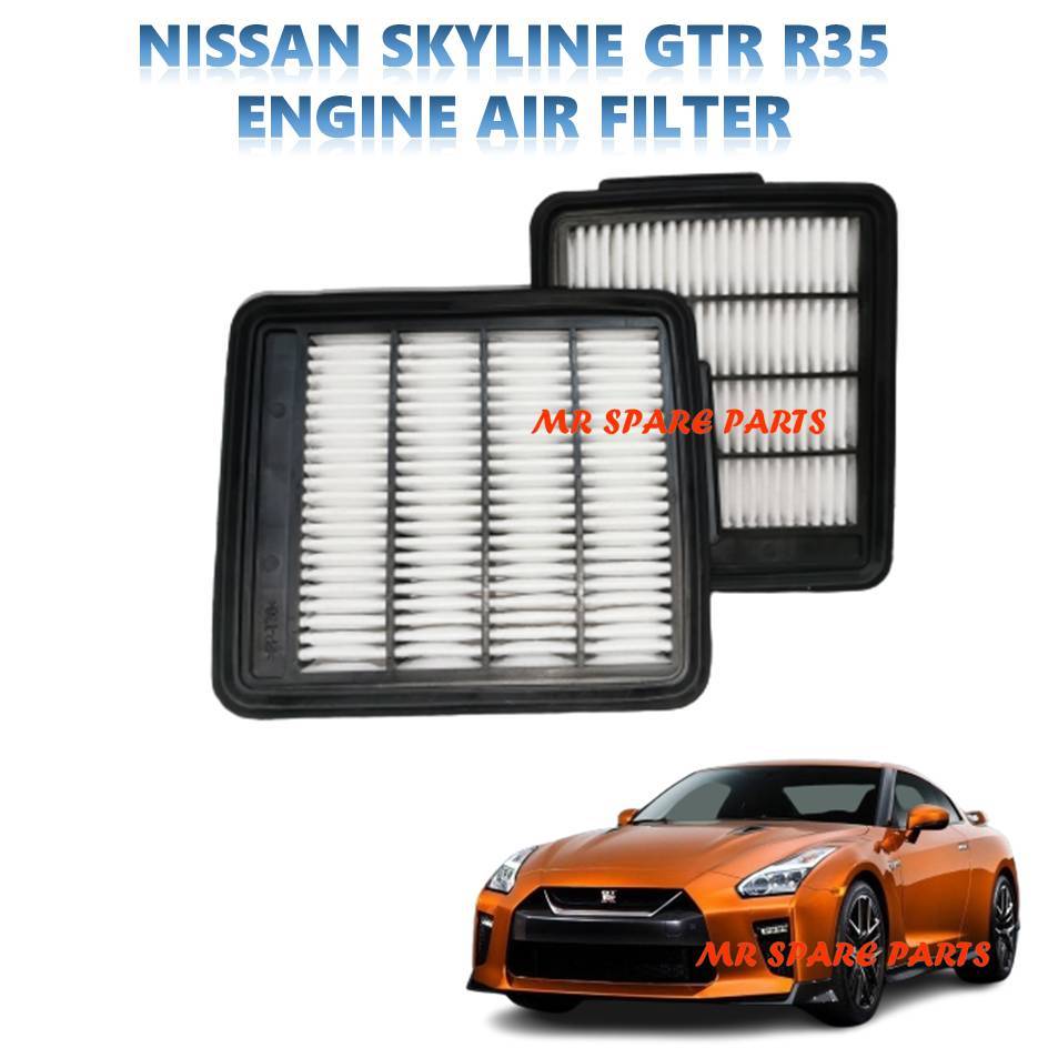 NISSAN SKYLINE GTR R35 ENGINE AIR FILTER | Shopee Malaysia