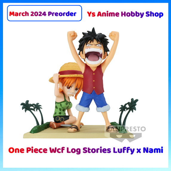 【Ready stock】Banpresto One Piece WCF Log Stories Luffy x Nami Figure ...