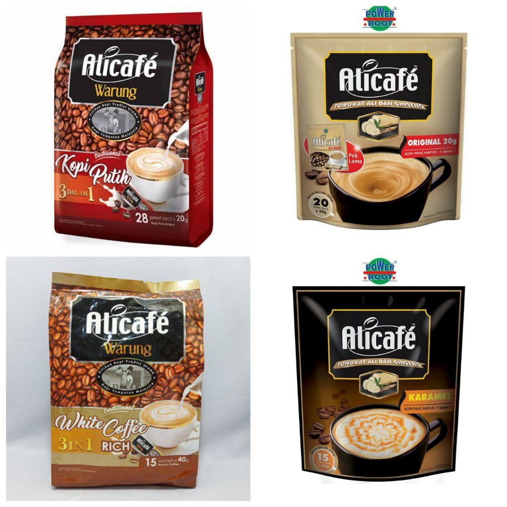 Alicafe Warung white Coffee / White Coffee Rich 3 in 1 / Tongkat Ali ...