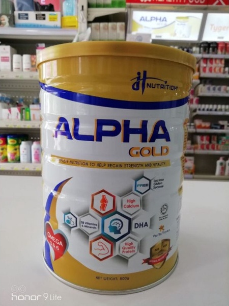 JH Nutrition Alpha Gold 800g - Susu Nutrisi Lengkap Untuk Dewasa ...