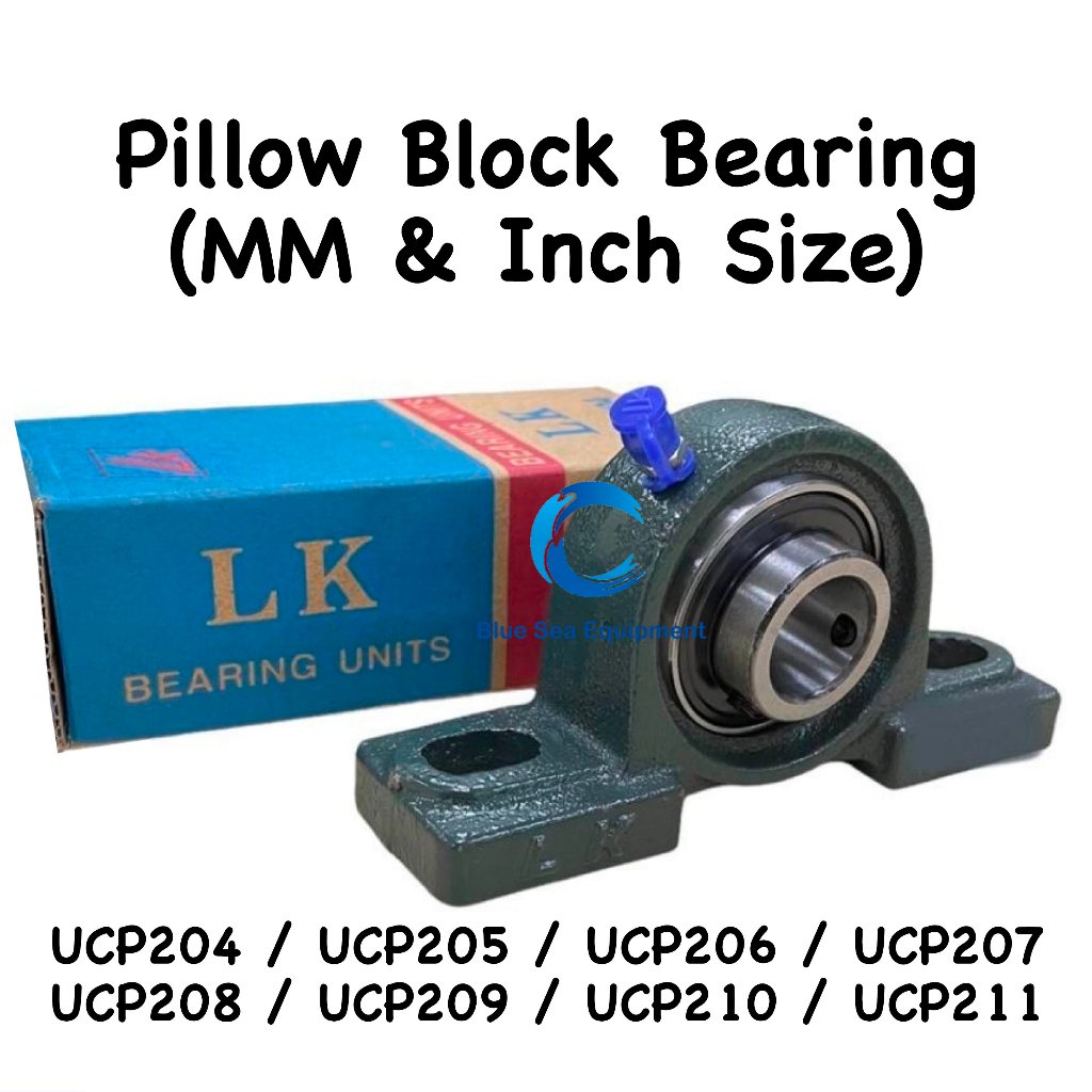 UCP MM & Inch Size LK Pillow Block Bearing Cast Iron UCP204 UCP205 UCP206 UCP207 UCP208 UCP209 ...