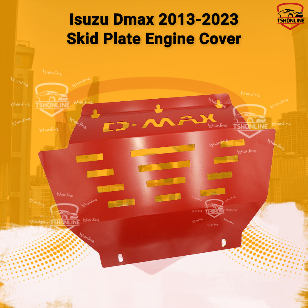 Isuzu D-max Stone Guard Enjin Cover Enjin Skid Plate Red Dmax 2013-2020 ...