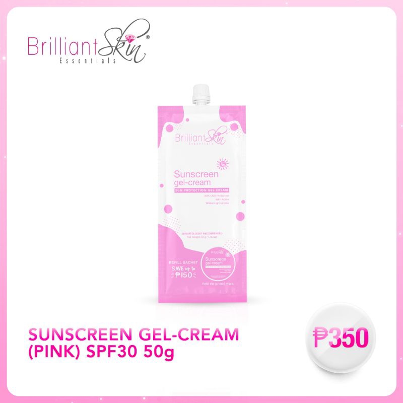 Pink Sunscreen Gel Cream SPF30 (Refill pack 50gram) | Shopee Malaysia