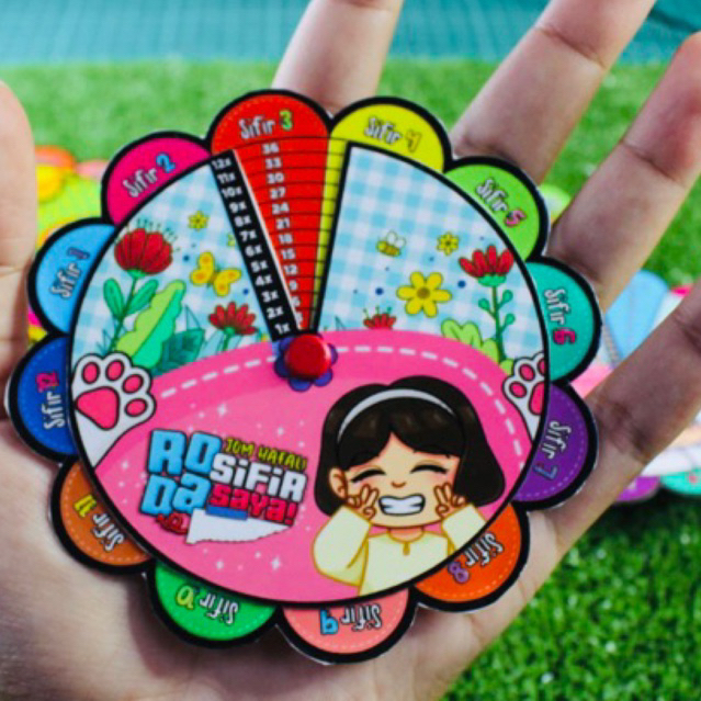 Poket / Roda Sifir Mini Matematik Senang Hafal dan Bawa untuk Pelajar ...