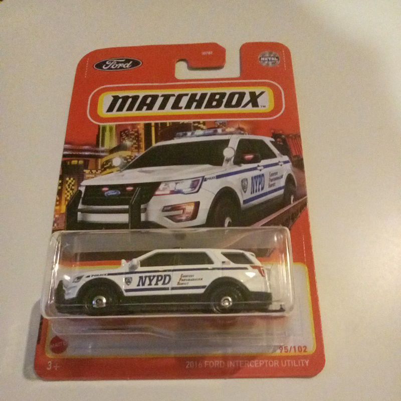 Matchbox 2016 Ford Interceptor Utility NYPD | Shopee Malaysia