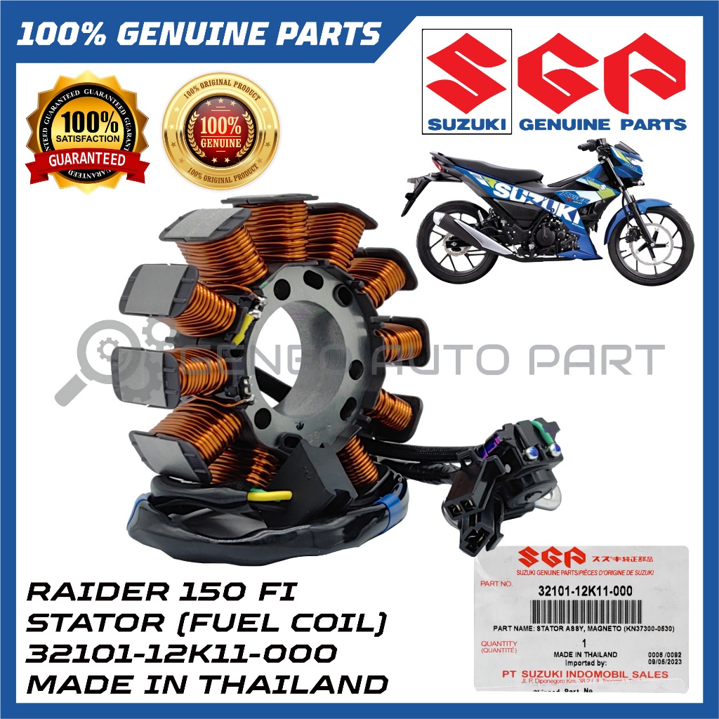 SUZUKI RAIDER 150 FI FUEL INJECTION STATOR COIL FUEL COIL STATOR ASSY ...