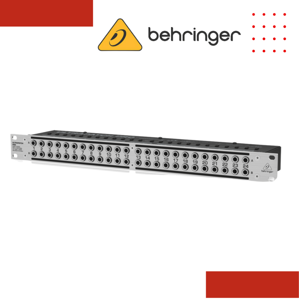 Behringer Ultrapatch Pro PX3000 48-point 1/4" TRS Balanced Patchbay | Shopee Malaysia