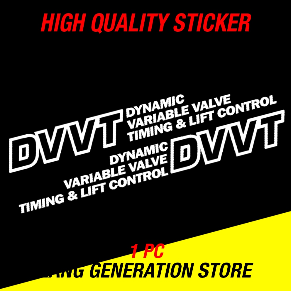NON REFLECTIVE STICKER CAR KERETA DVVT FOR PERODUA MYVI VIVA ALZA BEZZA AXIA ARUZ | Shopee Malaysia
