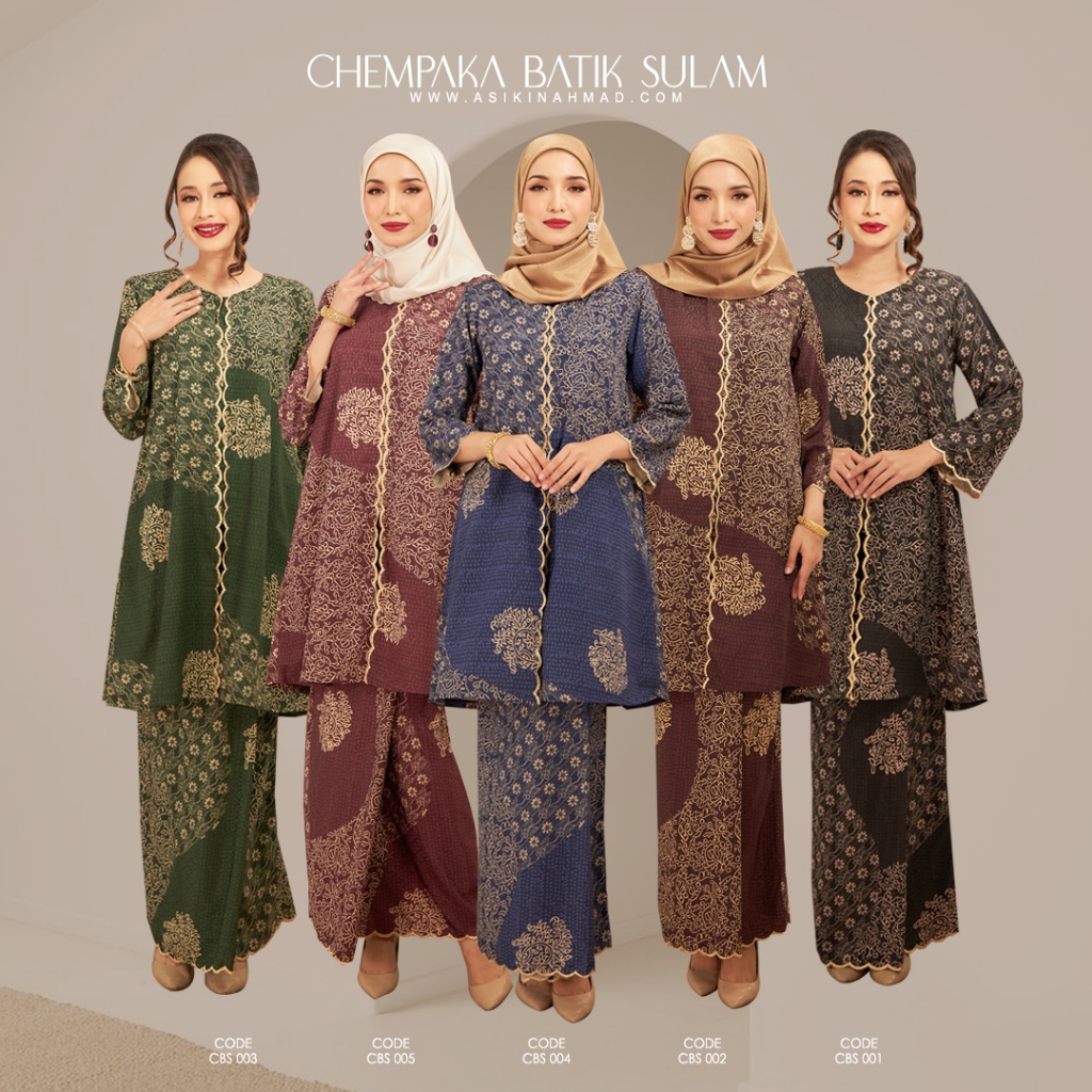 Cempaka Batik Sulam | Shopee Malaysia