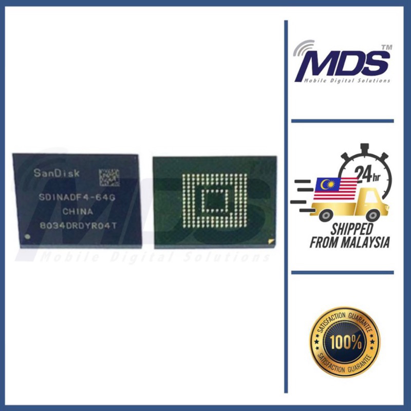 EMMC SDINBDA4-64G 5.1 64GB BGA153 for mobile phone repair motherboard ...