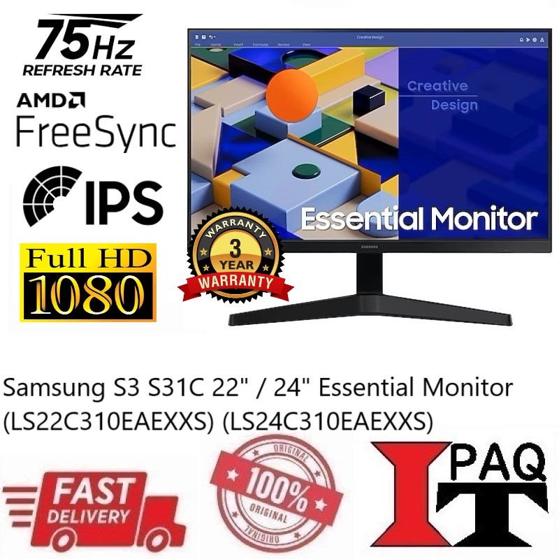 Samsung S3 S31C 22" [LS22C310EAEXXS] / 24" S3 S31C [LS24C310EAEXXS ...