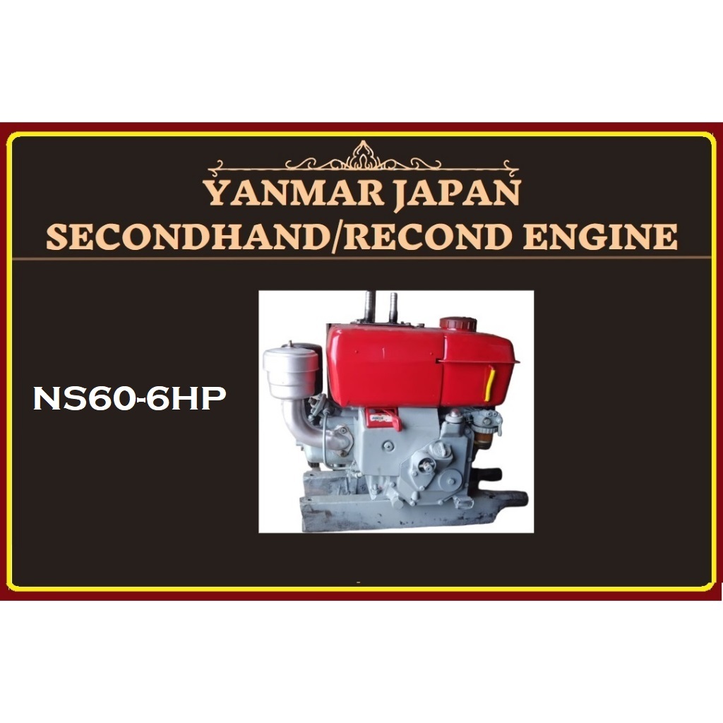 SECONDHAND/RECOND YANMAR DIESEL ENGINE NS50,NS60,NS70 C/W WATER PUMP 2" & 3" (100% Original Body ...