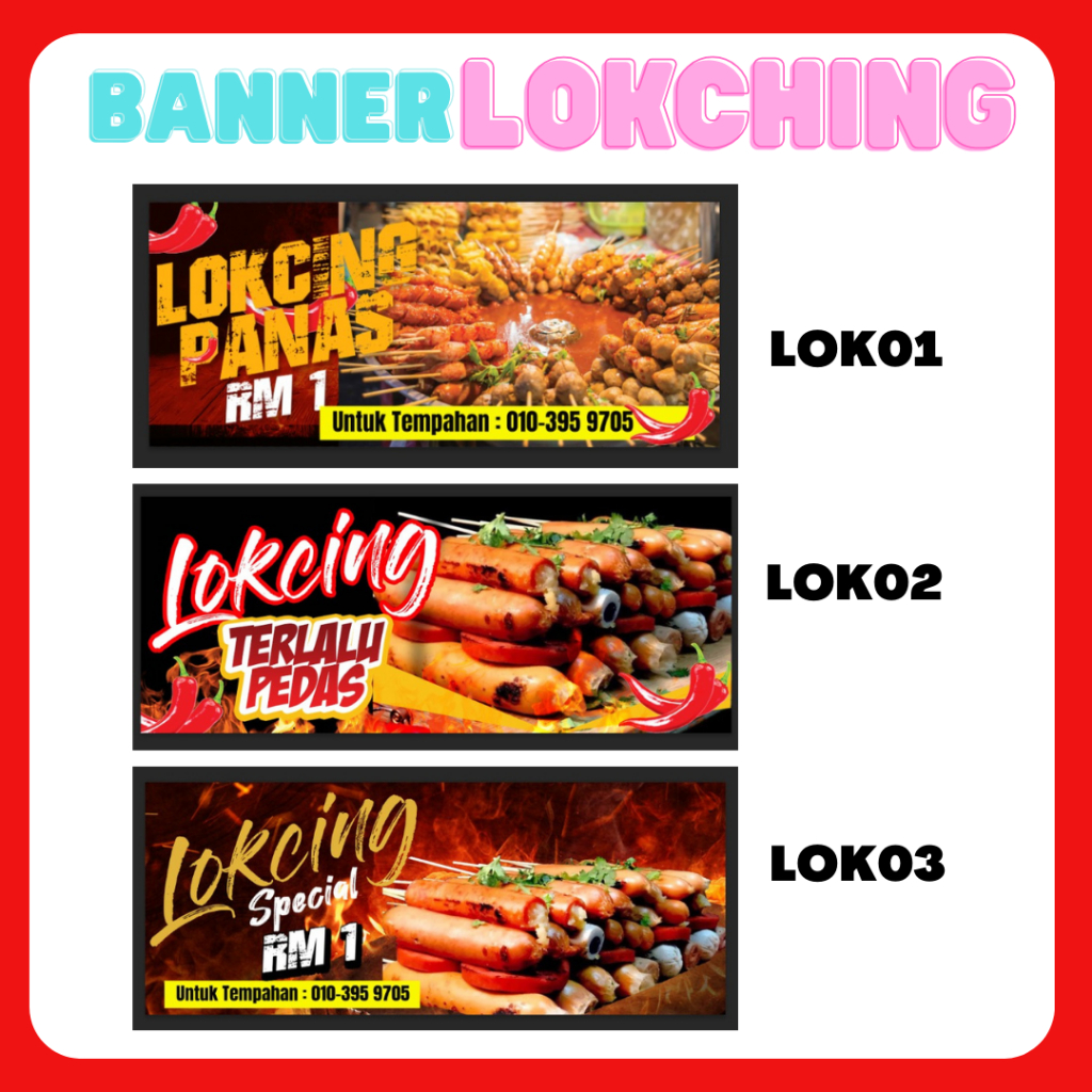 Banner Lokching Bunting Lokcing | Shopee Malaysia
