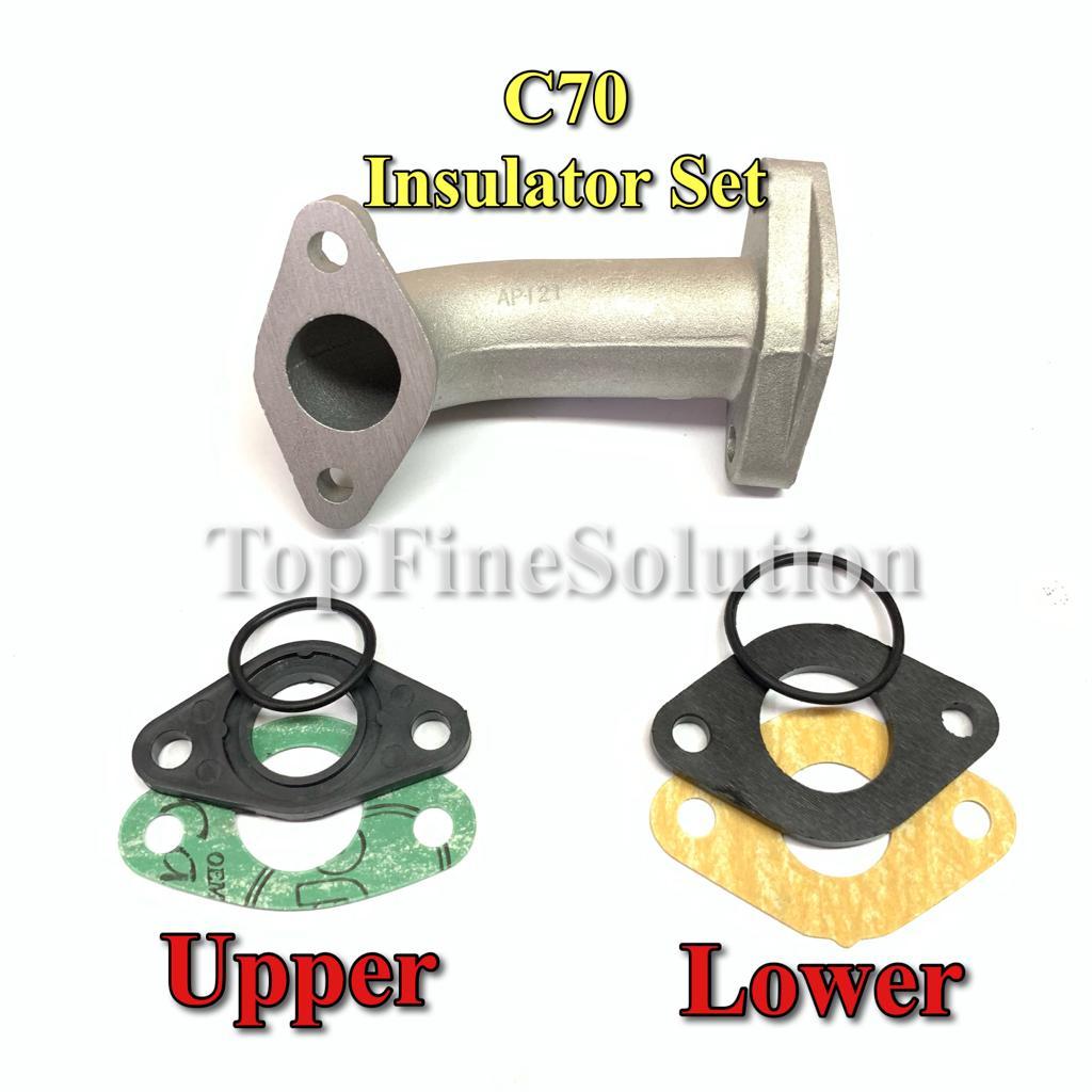 Honda C70 GBO GBOJ Intake Pipe Insulator Set | Shopee Malaysia