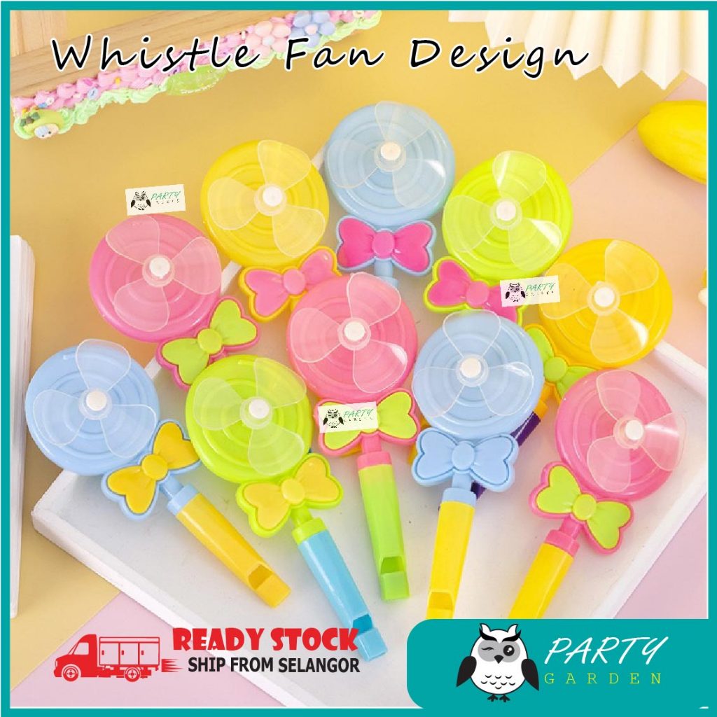 Whistle Fan Design / Gift Toy Whistle | Shopee Malaysia