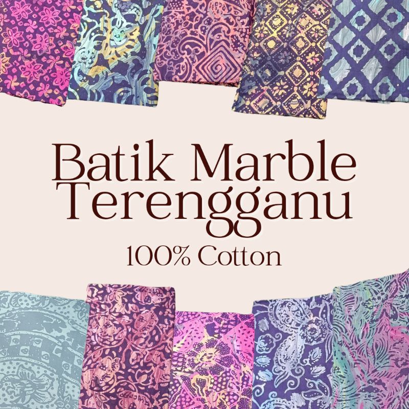 KAIN BATIK MARBLE TERENGGANU 2METER | Shopee Malaysia