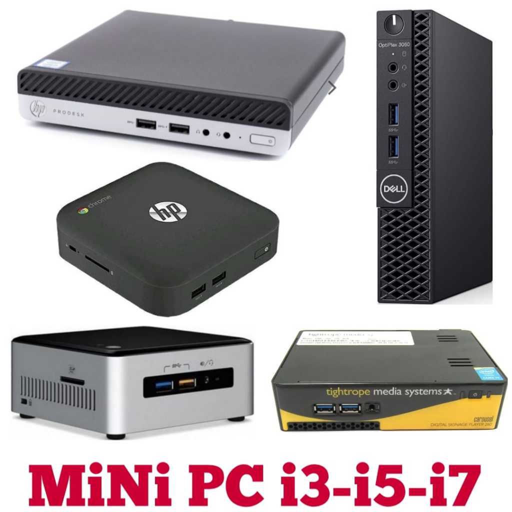 MINI PC Mix Model [ Refurbished ] PC Only & Full Set intel core i3/i5 ...