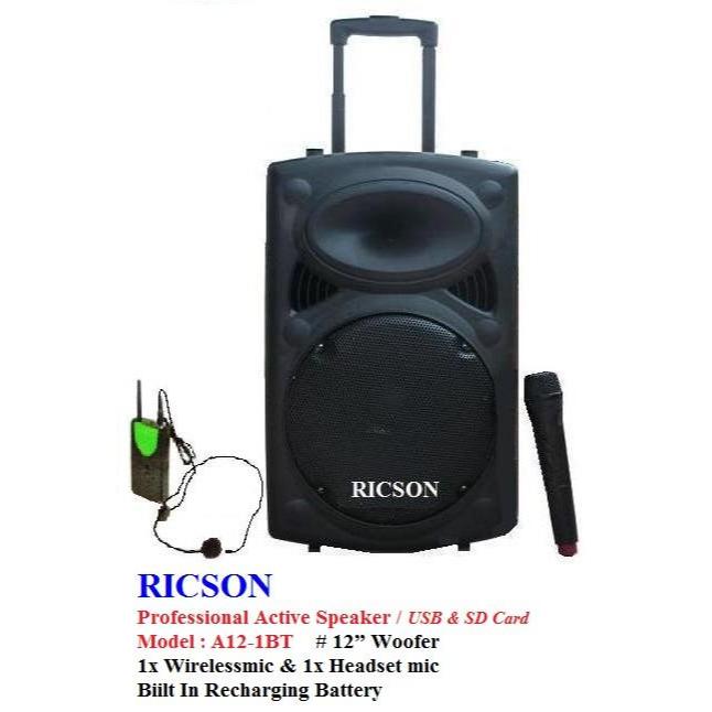 Ricson Multi-function Portable Mobile Bar Battery Speaker A12-1BT ...
