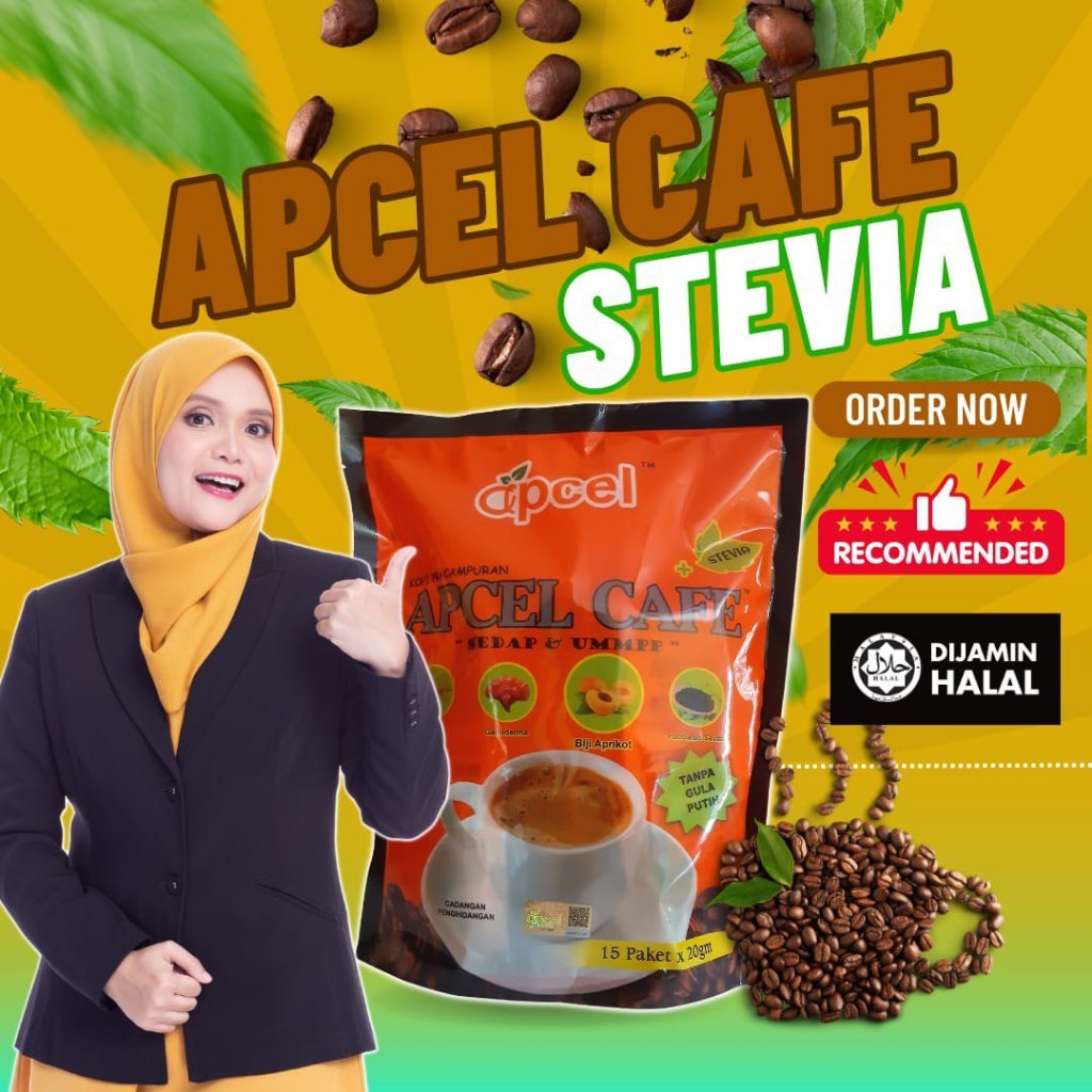 APCEL COFEE STEVIA (15 sachet 20 gram ) | Shopee Malaysia