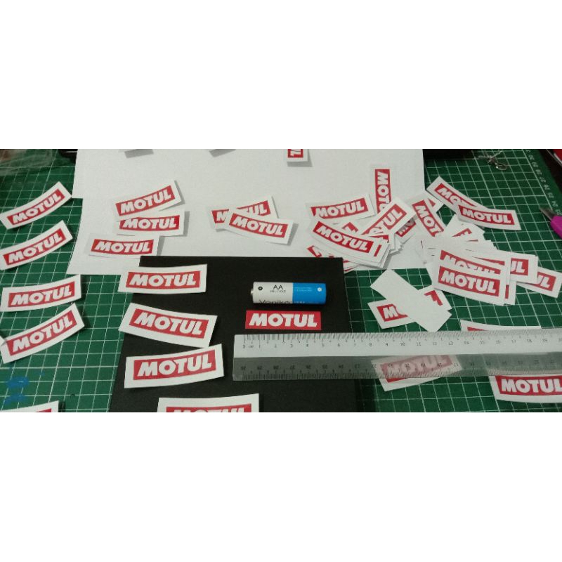 motul lubricant waterproof stickers mini size 5cm | Shopee Malaysia