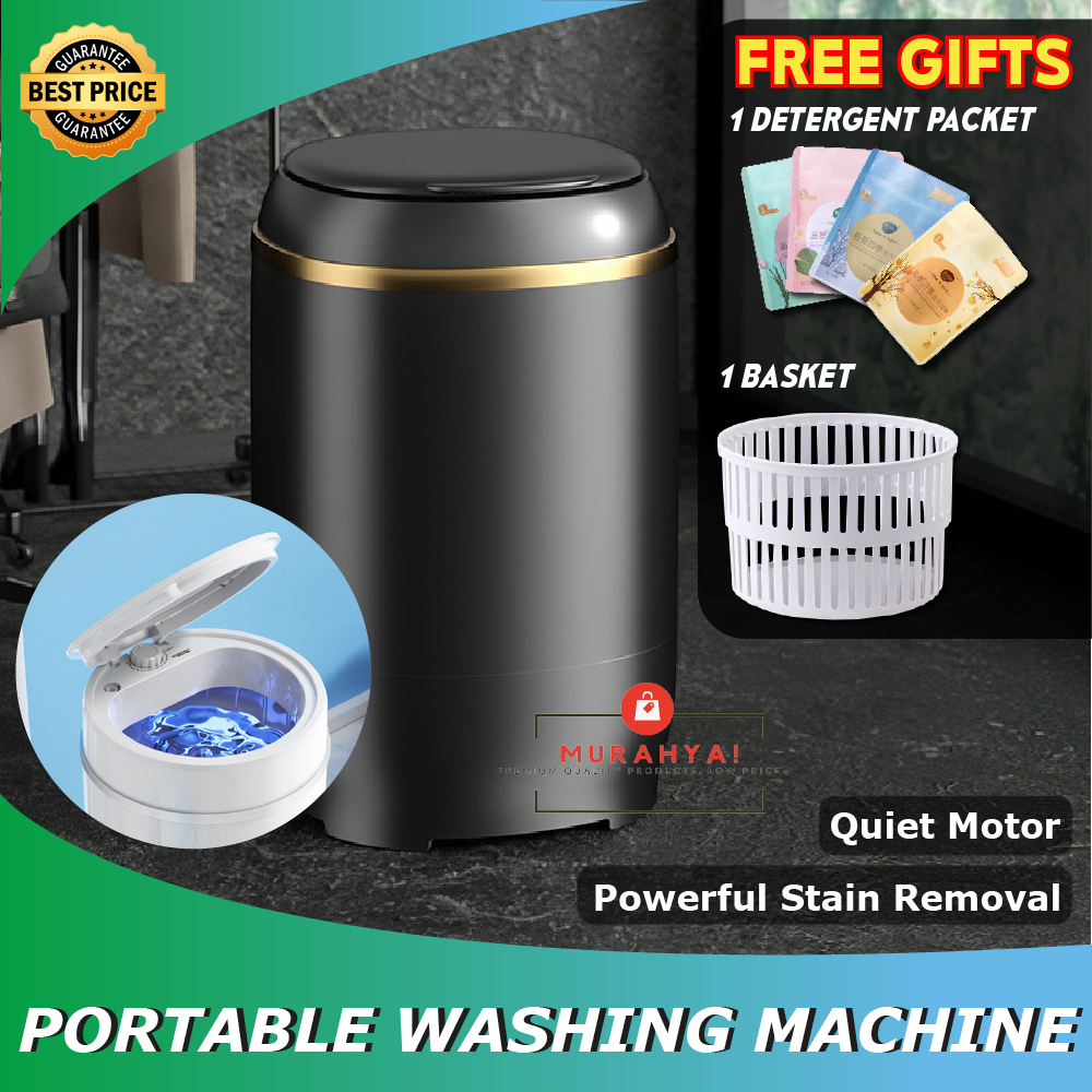 Automatic Mini washing machine 4.5KG wash underwear wash semi blue ...