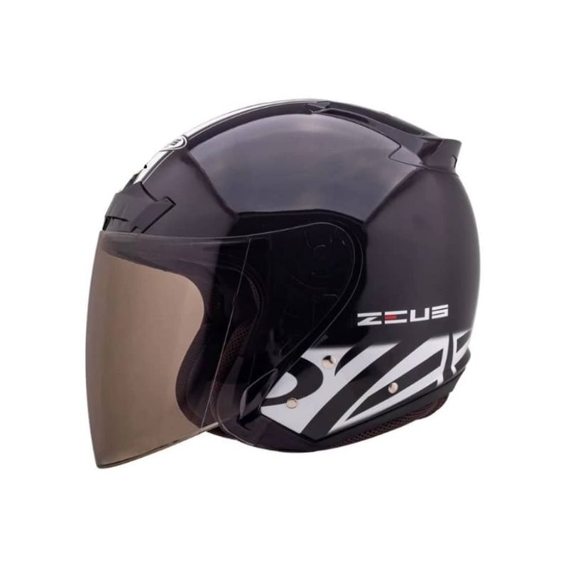ZEUS ZS-609 Open Face Helmet With Smoke Visor | Shopee Malaysia