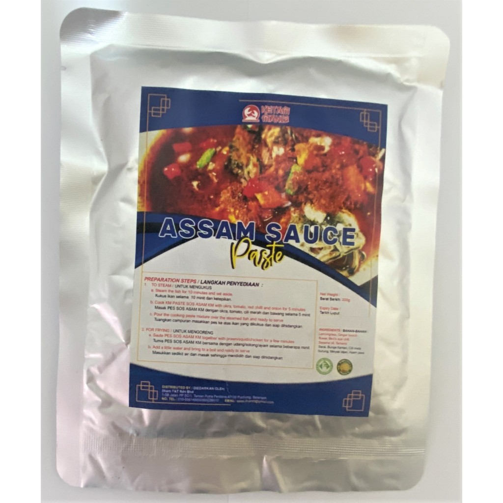 Assam Sauce Instant Paste Pes Masakan Segera Asam Sos dari Ketam Manis ...