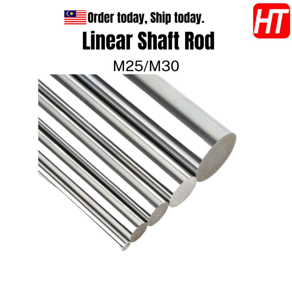 [1PC] Harden Linear Shaft Rail Cylinder Chrome Plated Smooth Round Rod ...