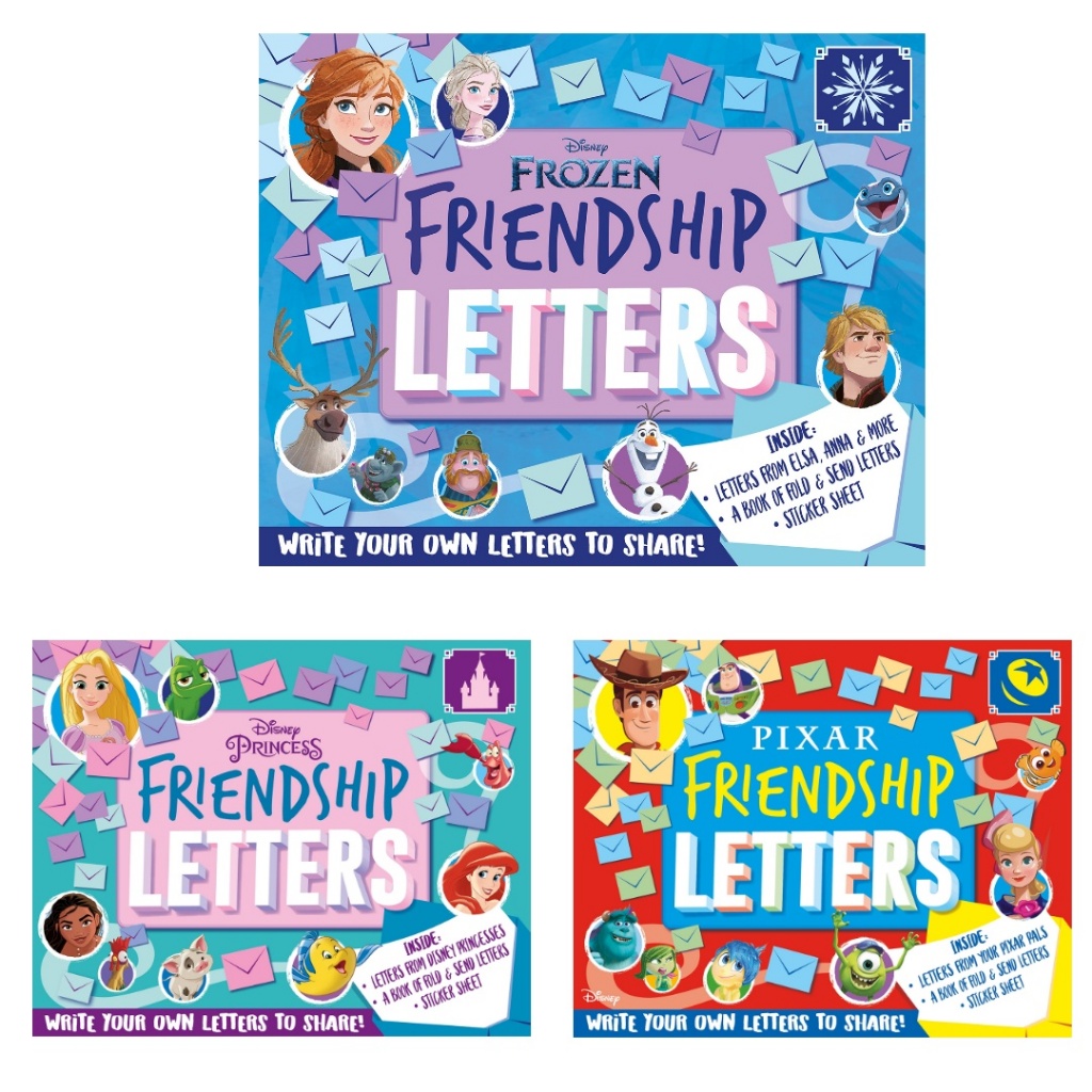 Disney Princess / Frozen / Pixar: Friendship Letters (Activity Book for ...