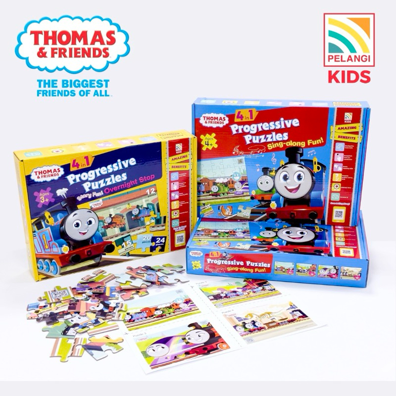[MBO] Thomas & Friends Progressive Puzzle | Shopee Malaysia
