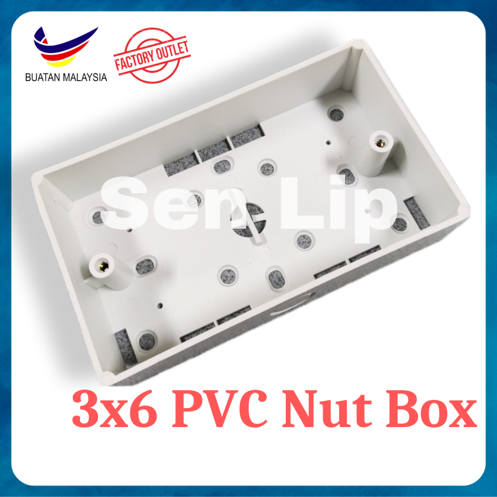 [Wholesale] 3x6 PVC Surface Type Box Nut Box / Switch Socket Base ...