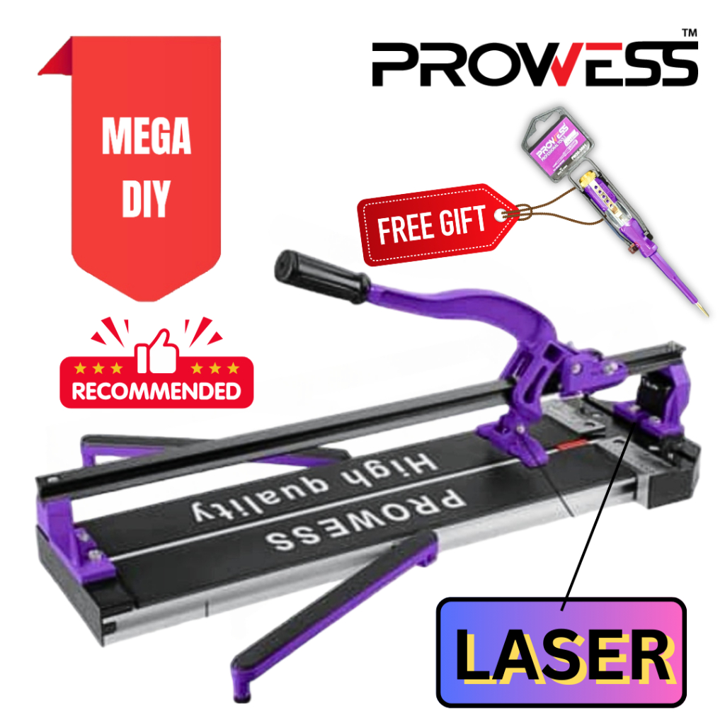 Prowess Ceramic Tile Cutter Machine 850MM Pemotong Mozek Tile Mesin ...