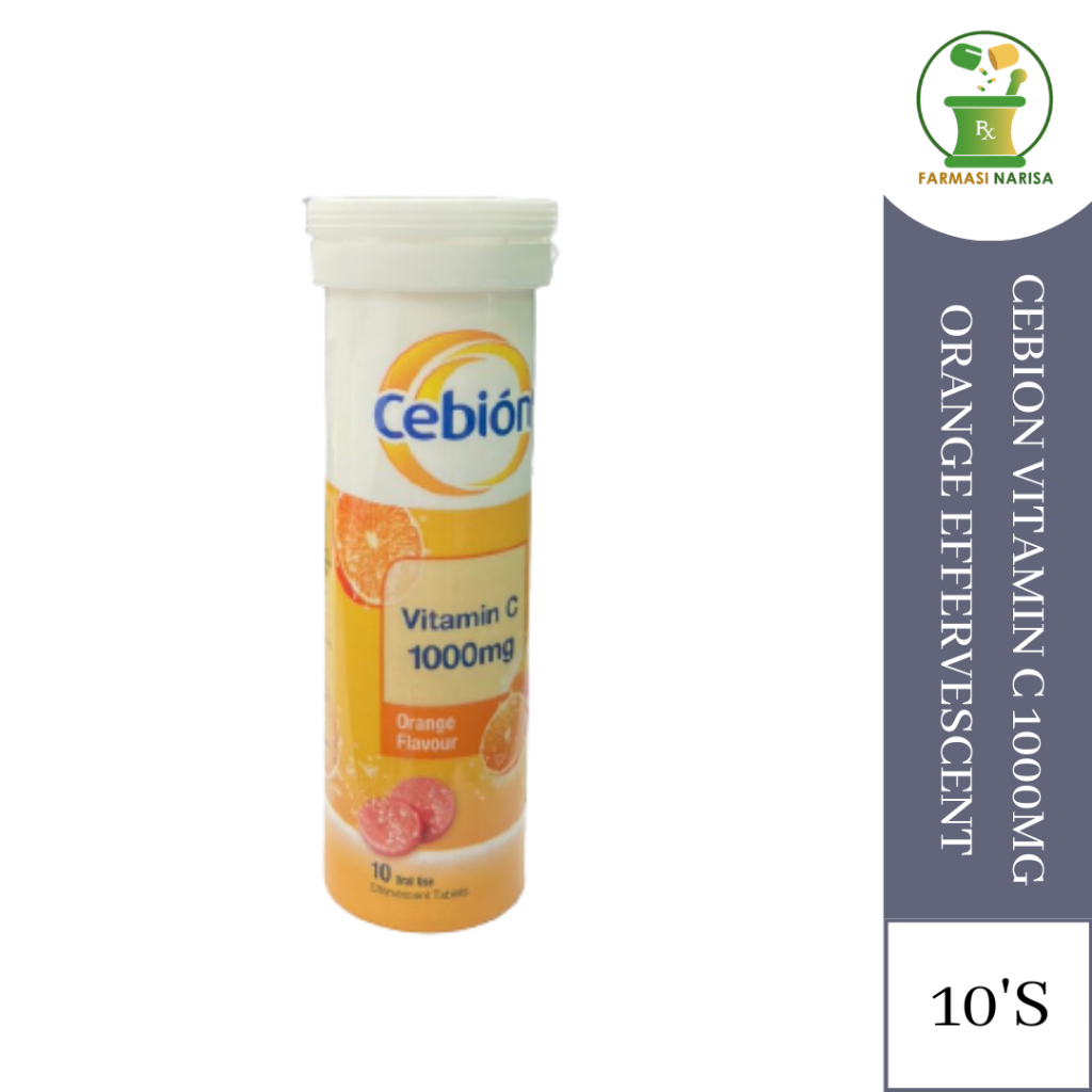 CEBION VITAMIN C 1000MG ORANGE EFFERVESCENT TABLET | Shopee Malaysia