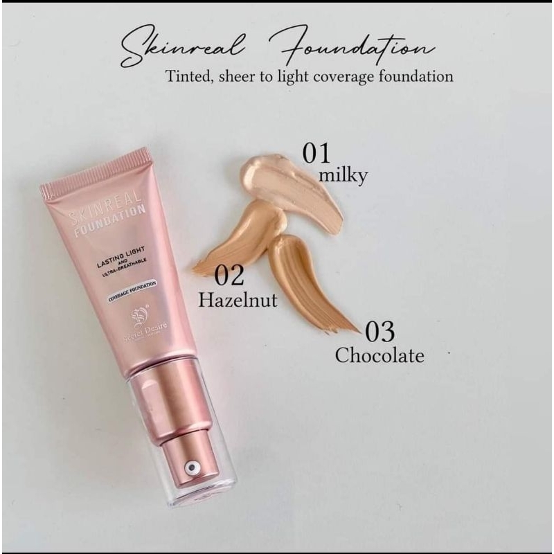 SKIN REAL FOUNDATION SPF35 | Shopee Malaysia