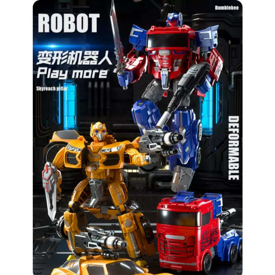 Ready Stock Genuine Transformer Robot Big Toy Gift Optimus Prime ...