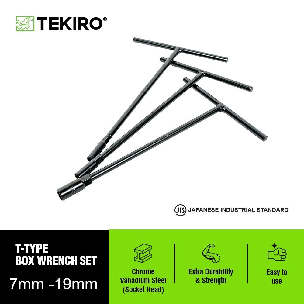 Tekiro Long End Wrench T Type Box Wrench 7mm - 19mm | Shopee Malaysia