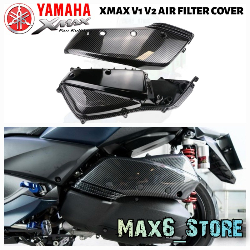 Yamaha XMAX 250 V1 V2 XMAX 300 Air Filter Cover Air Box Airbox 2pcs ...
